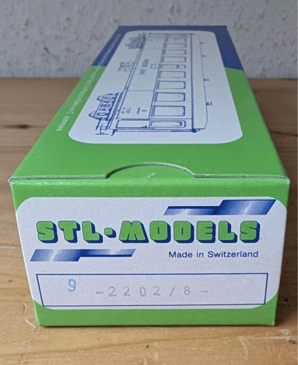 STL-Models RhB Personenwagen Spur H0m Top zustand, OVP (Neu (gemäss ...