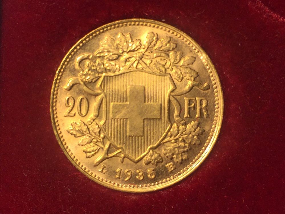 Gold Vreneli 20 Fr. 1935 Top Zustand | Kaufen auf Ricardo