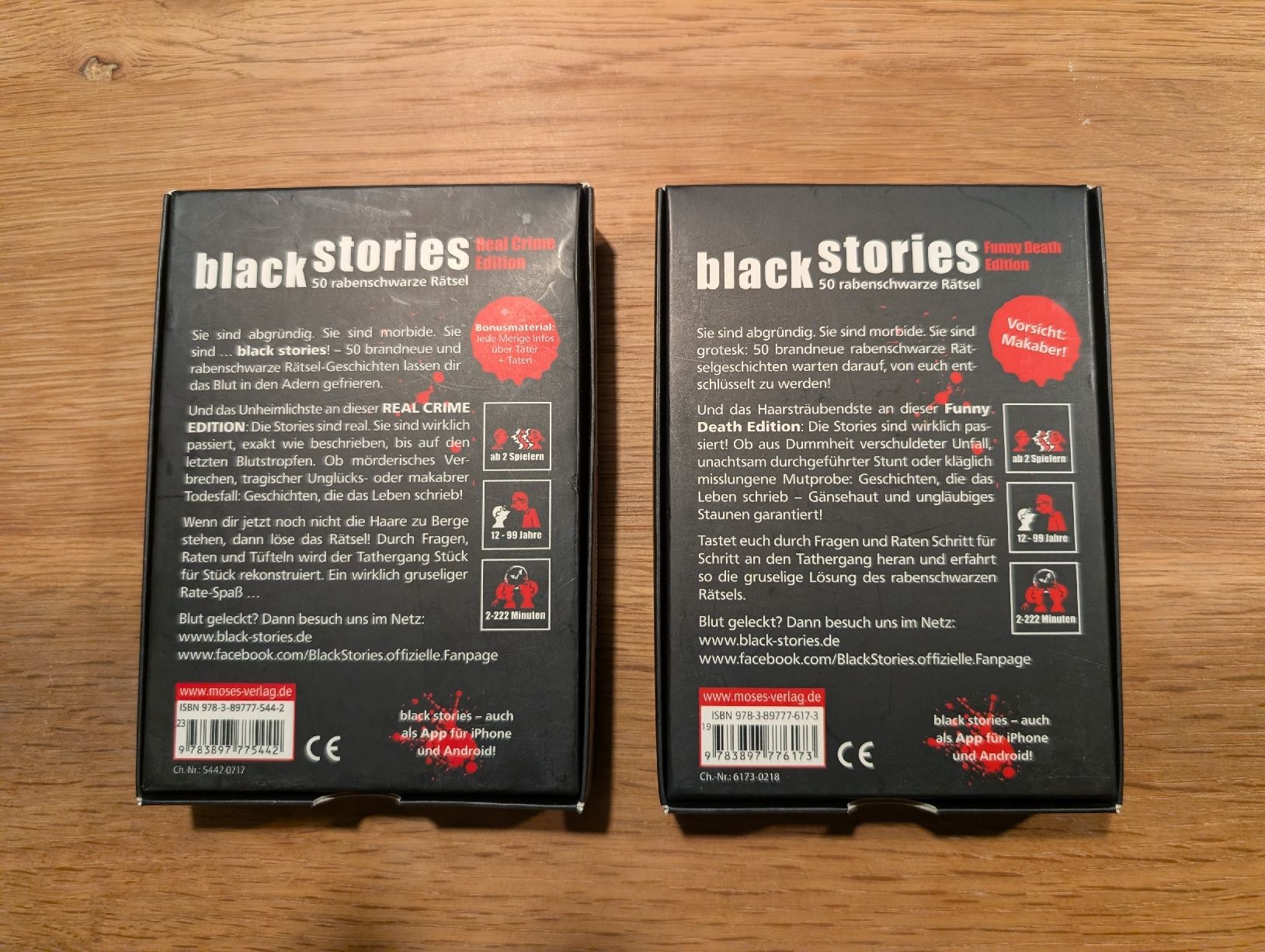Black Stories: Real Crime & Funny Death Edition (Gebraucht) in Uster ...