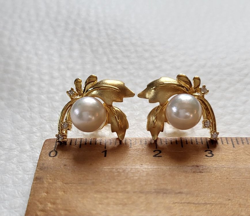 Gold 750 Ohrstecker Mit Brillanten/Perlen (Gebraucht) in Wald ZH für CHF 580 – mit Lieferung auf ...