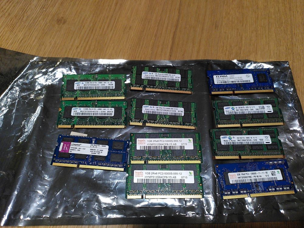 Notebook Laptop RAM Riegel set DDR2-DDR3 (Gebraucht) in Zürich für CHF ...