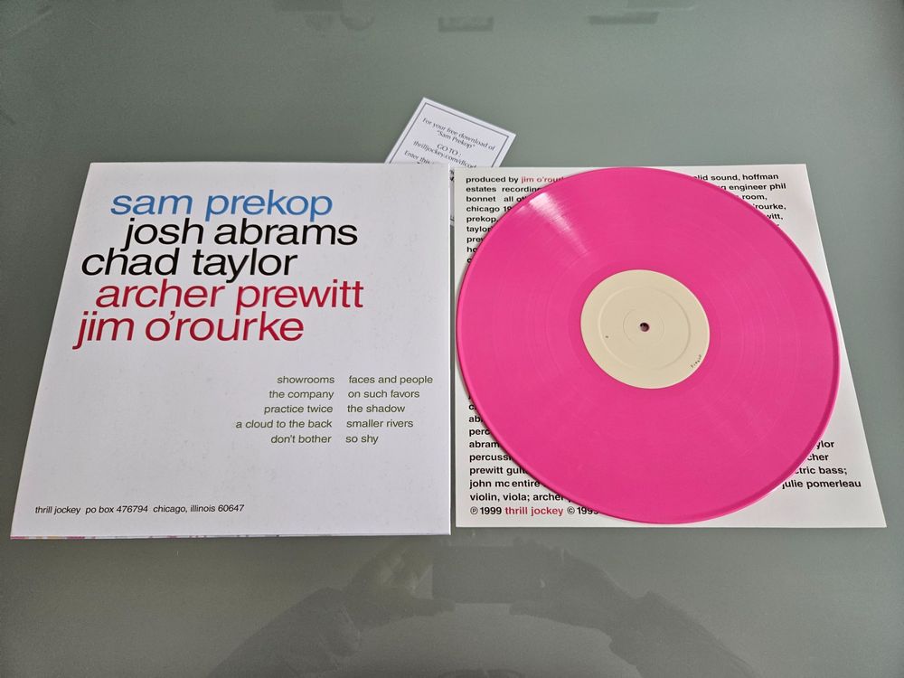 Sam Prekop Ltd. LP Pink Vinyl NM Indie Rock Thrill Jockey (Gebraucht ...
