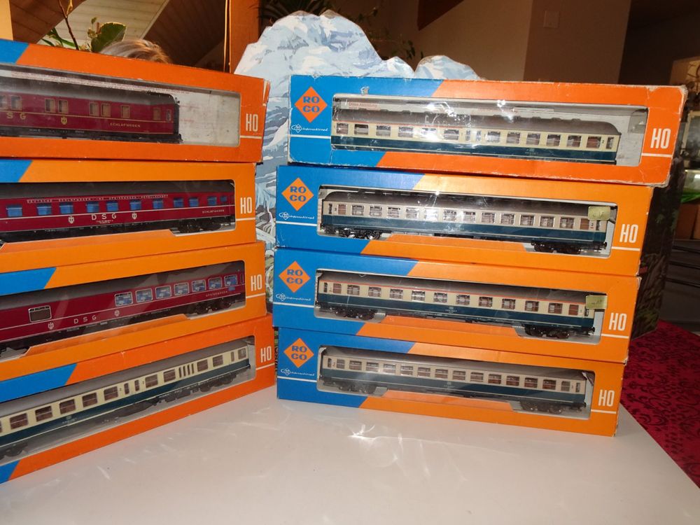 Roco 8 Personen-/Restaurant-/Schlafwagen H0 GL/int 45 (Gebraucht) in ...