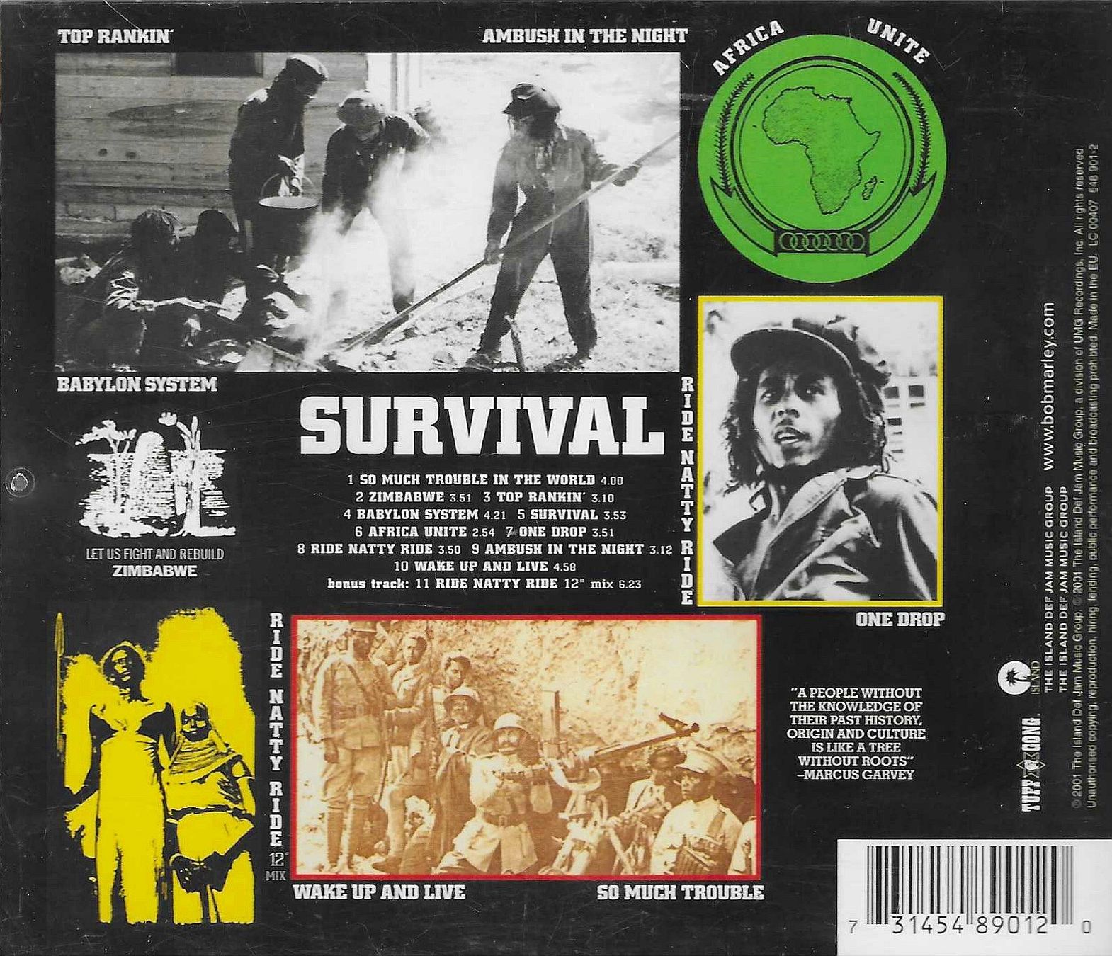 Bob Marley & The Wailers - Survival (Gebraucht) in Savagnier für CHF 4 ...