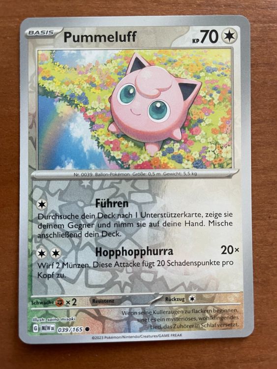 Pokemon Pummeluff Reverse (Versand gratis) (Neu (gemäss Beschreibung ...