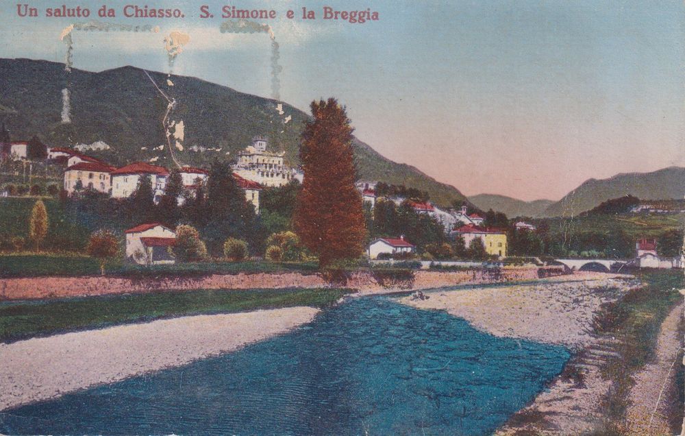 AK Chiasso - San Simone e la Breggia, 1925 (Gebraucht) in Riva San ...