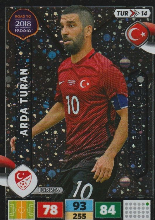 ROAD TO RUSSIA 2018 Adrenalyn Card Game Changer ARDA TURAN (Neu (gemäss ...