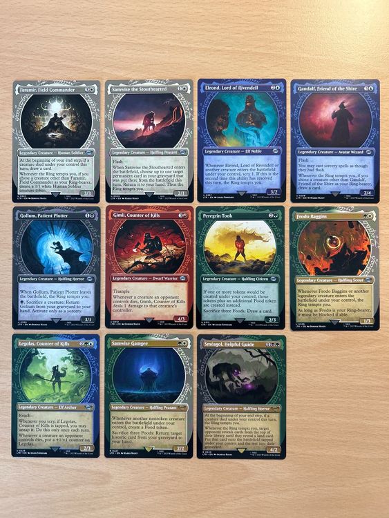 Lord of the Rings - Lot de 11 cartes « showcase » - MTG | Kaufen auf ...