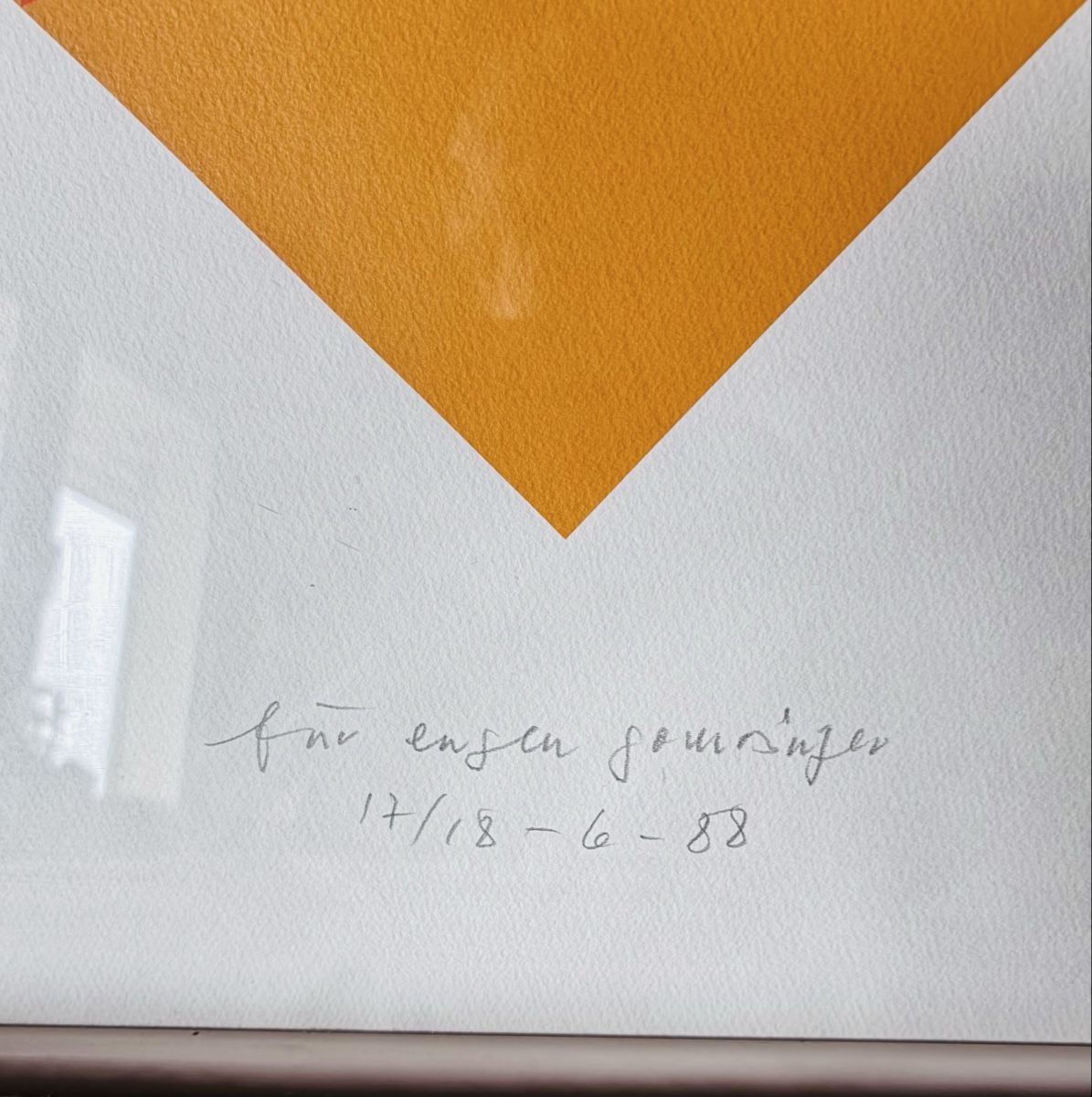 Limitierte Kunstgrafik, signiert Max Bill 1988, Nr. 214/250 (Gebraucht ...