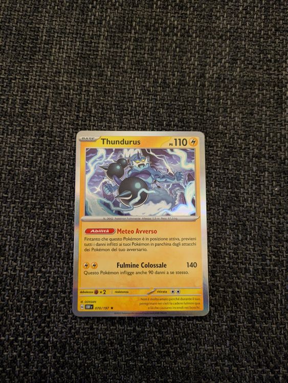 THUNDURUS, OBSIDIAN FLAMES, OBF70, RARE, 2023, ITA, NM/MT (Gebraucht ...
