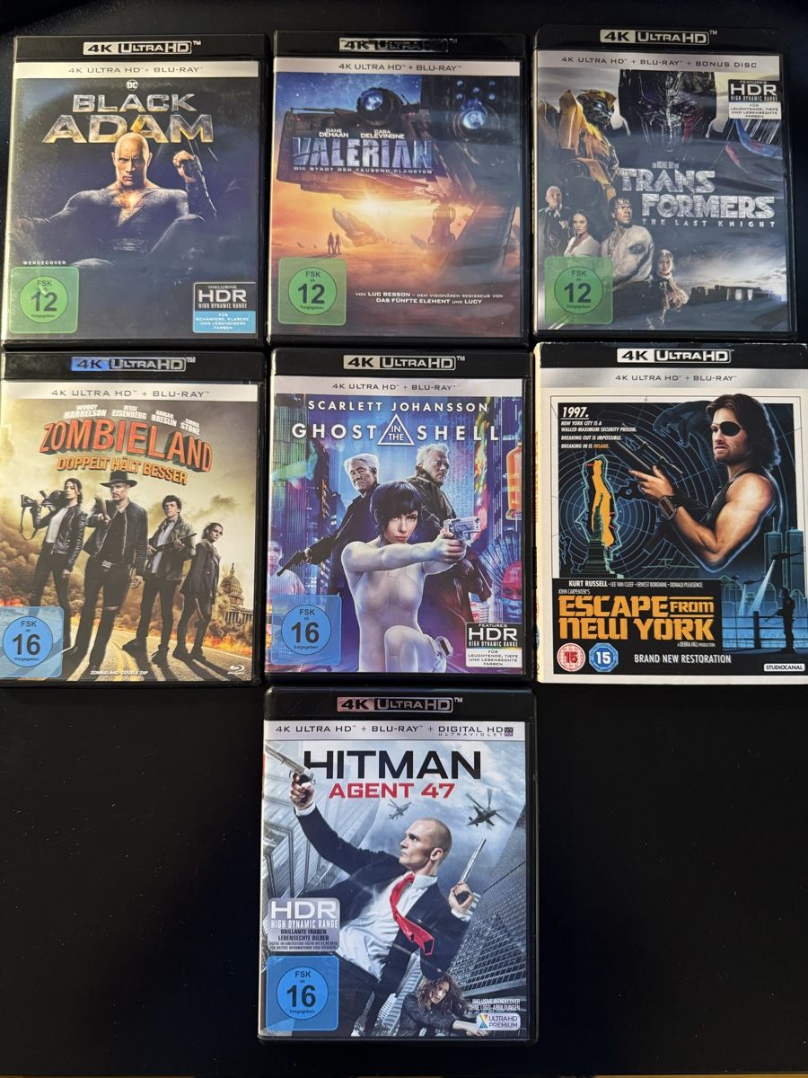 4K Ultra HD Blu-ray Sammlung - Top Filme für den Heimkinoabe (Gebraucht) in Luzern für CHF 1 ...