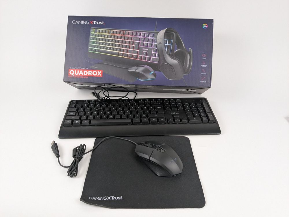 GXTRUST Quadrox USA 4 in1 Gaming Bundle (Neu (gemäss Beschreibung)) in ...