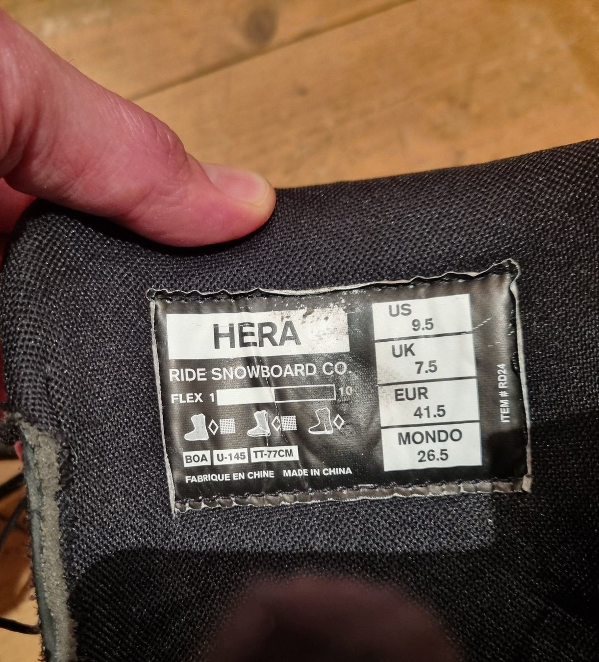 HERA Frauen Snowboard Schuh von Ride - wie neu (Neu (gemäss ...
