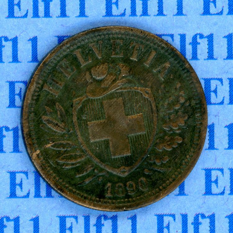 CHF___0.02 1890 ss-vz 2 Rappen (Gebraucht) in Widnau für CHF 13 – mit Lieferung auf Ricardo kaufen