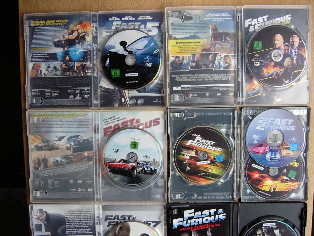 THE FAST AND THE FURIOUS DVD- SAMMLUNG (8 DVD's) | Kaufen auf Ricardo