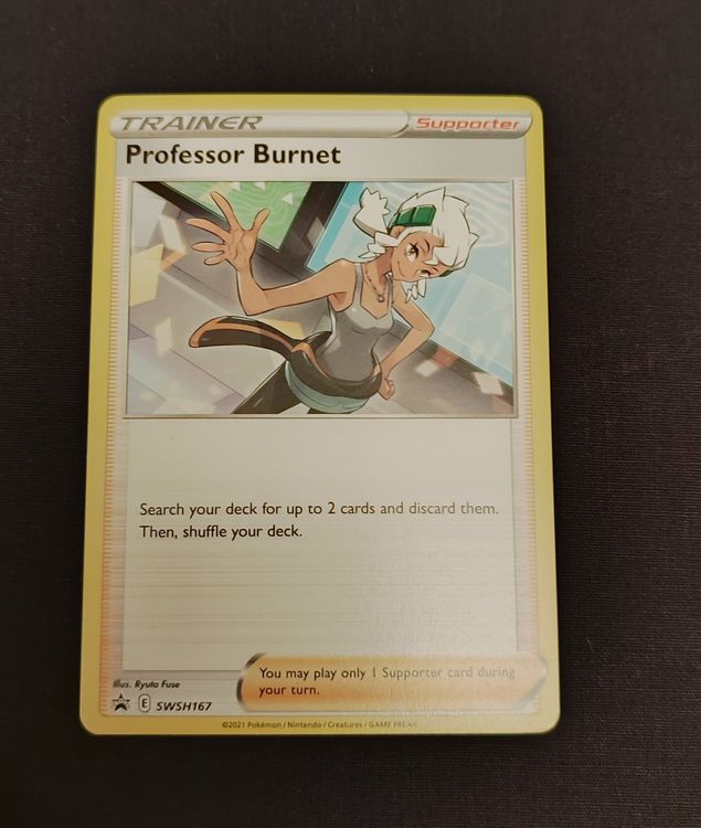 Pokemon card Professor Burnet SWSH 167 Promos English En (Gebraucht) in ...