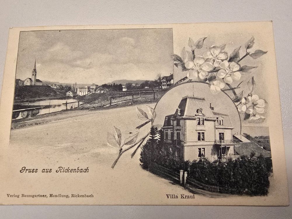 Antike Postkarte Rickenbach TG um 1900 (Gebraucht) in Wil SG für CHF 5 ...