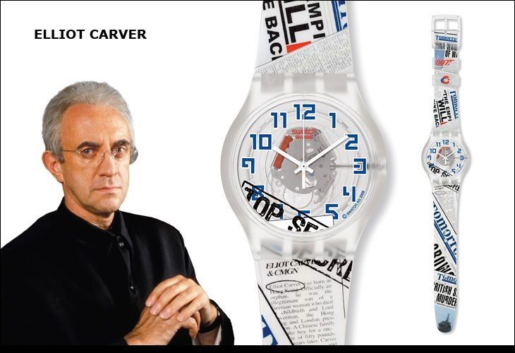 007 Swatch ELLIOT CARVER / TOMORROW NEVER DIES - ungetragen | Kaufen ...
