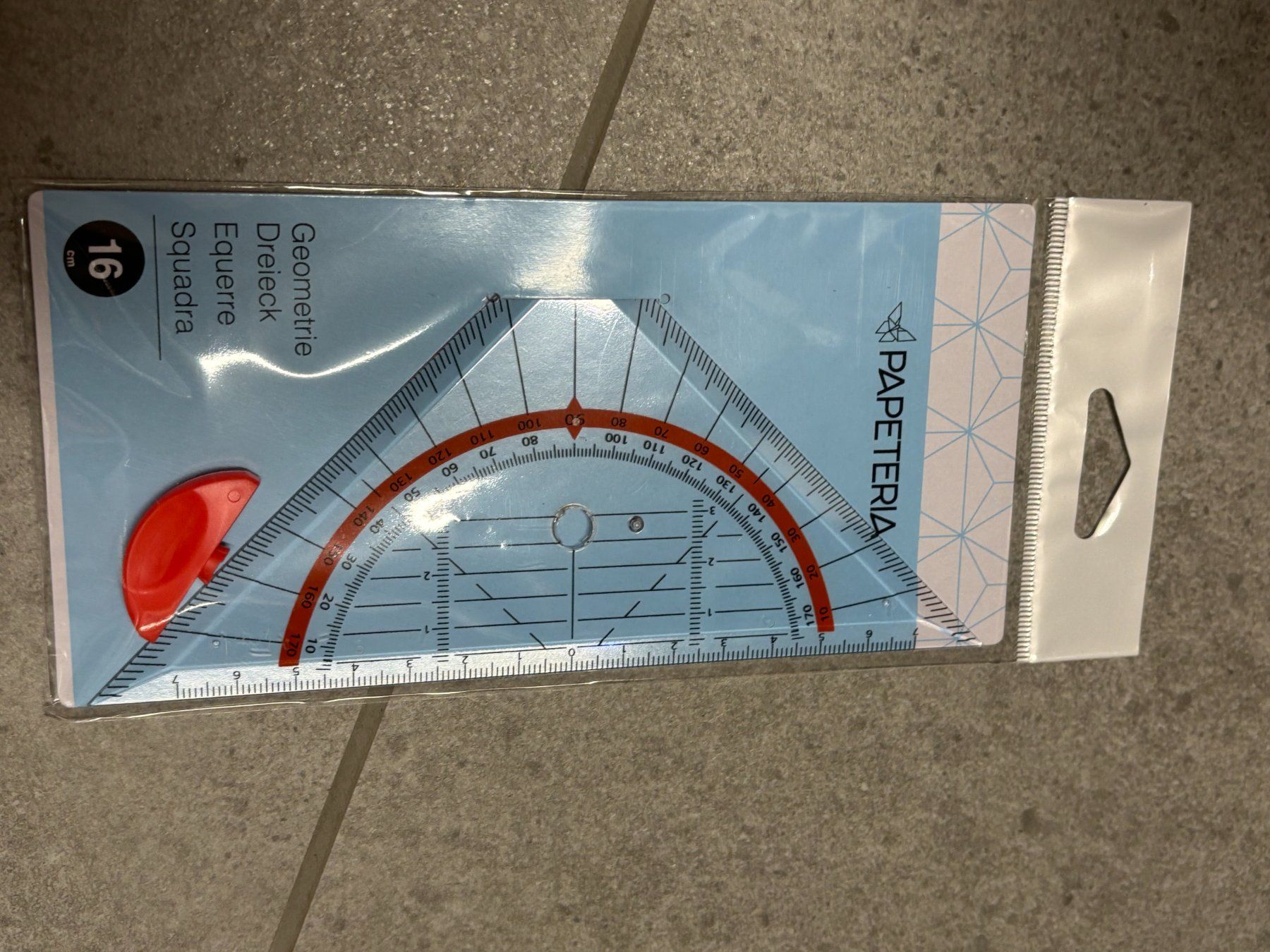 Equerre géométrique neuve, 16 cm - Rentrée scolaire (Neuf (Voir ...