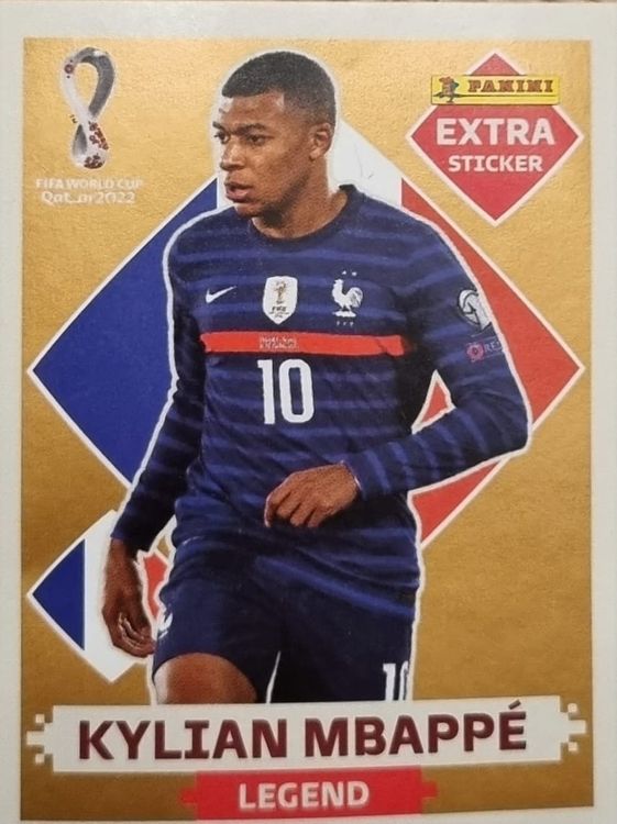 Panini 2022 extra Sticker Kylian Mbappé Frankreich Bronze | Comprare su Ricardo