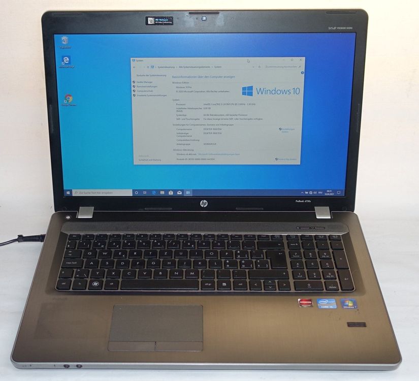 HP ProBook 4730s - mit neuem Akku (Gebraucht) in Holzhäusern ZG für CHF ...