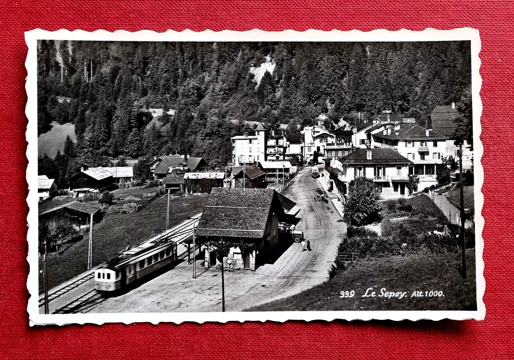 Le Seppey - Gare - Bahnhof - Chemin de Fer - Postauto (Gebraucht) in ...