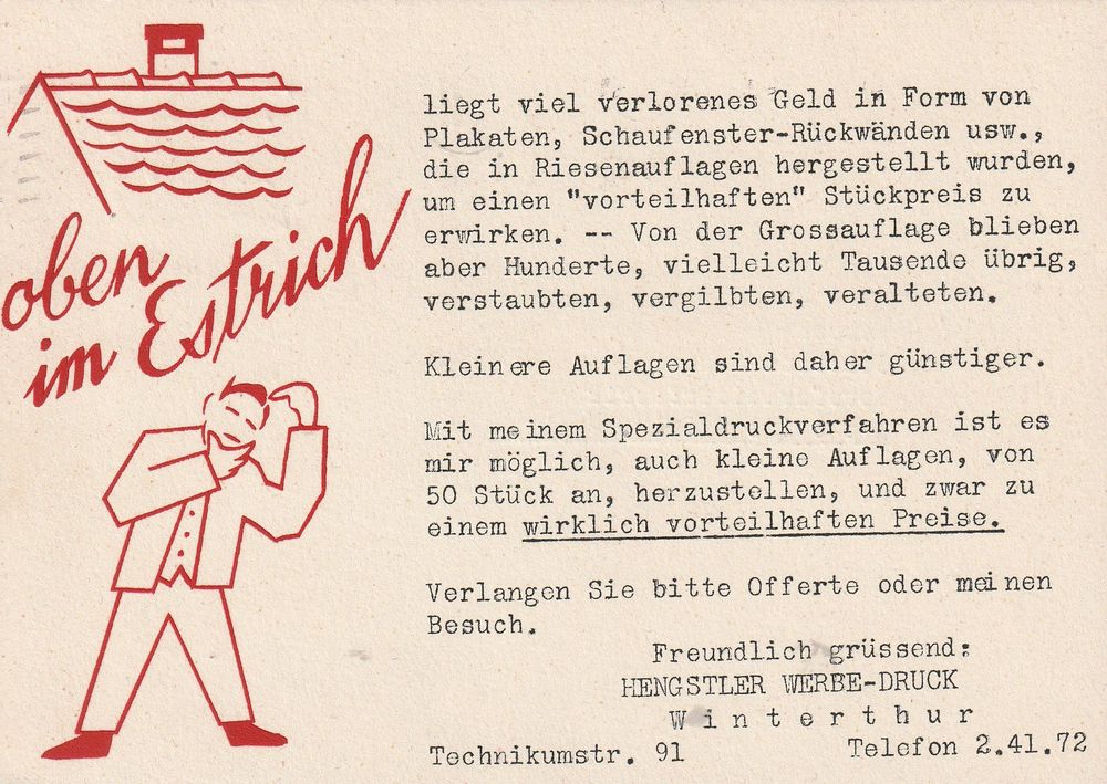 Lausan -Karte mit Reklame 1946 - Jsa-Vermouth (Gebraucht) in uttwil für ...