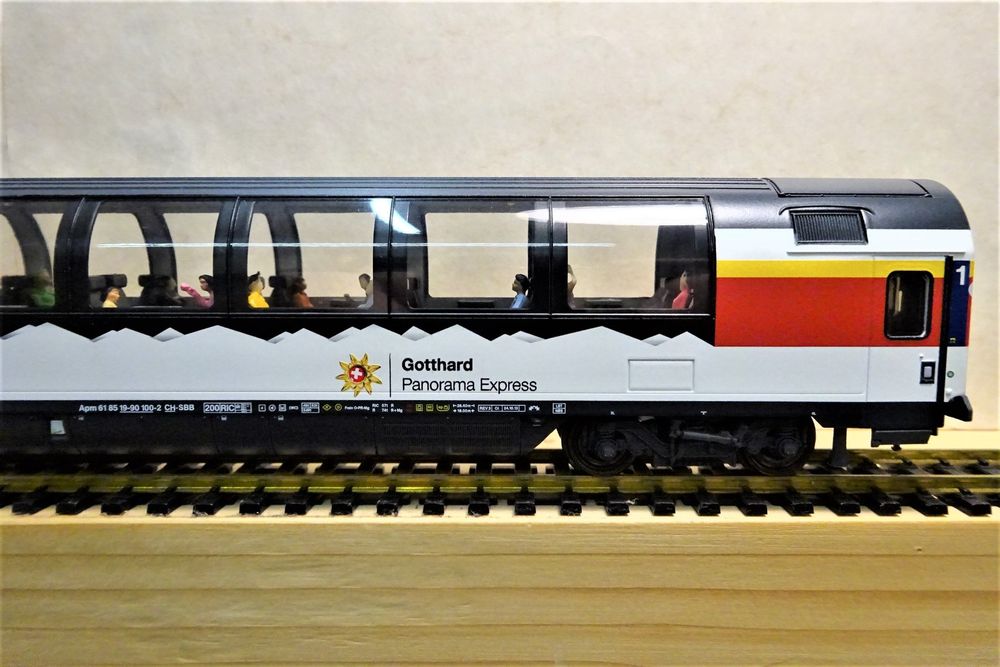 Roco SBB Gotthard Panorama Express. Reisende.Beleuchtung.OVP | Kaufen auf Ricardo