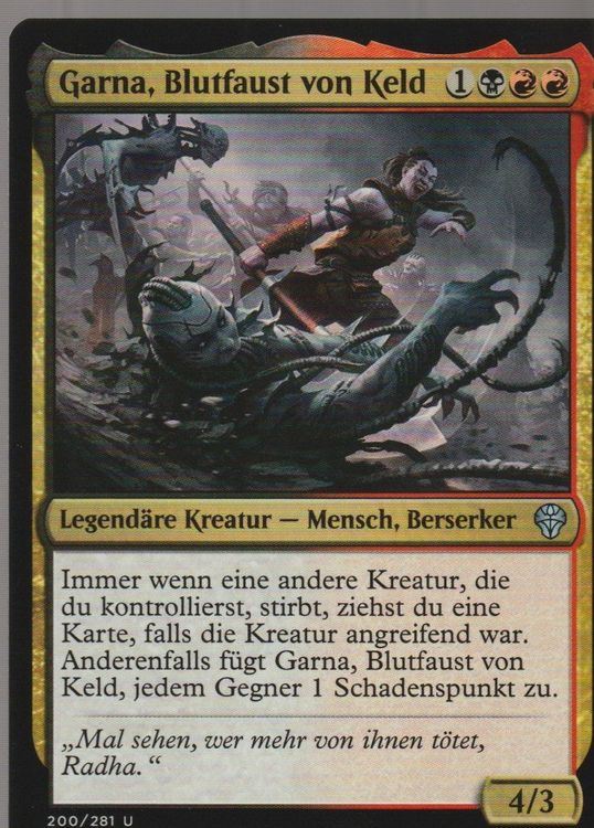 TCG Magic The Gathering MTG DMU 200 Garna, Blutfaust von Kel | Kaufen auf Ricardo