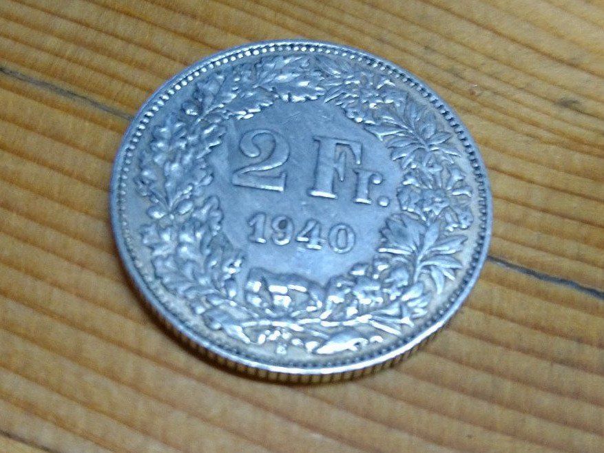 2 Franken - Silber 1940 (Gebraucht) in Mogelsberg für CHF 6.9 – mit Lieferung auf Ricardo kaufen