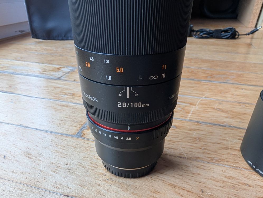 Rokinon (Samyang) 100mm F2.8 Macro 1:1 - Fujifilm X Mount (Gebraucht ...