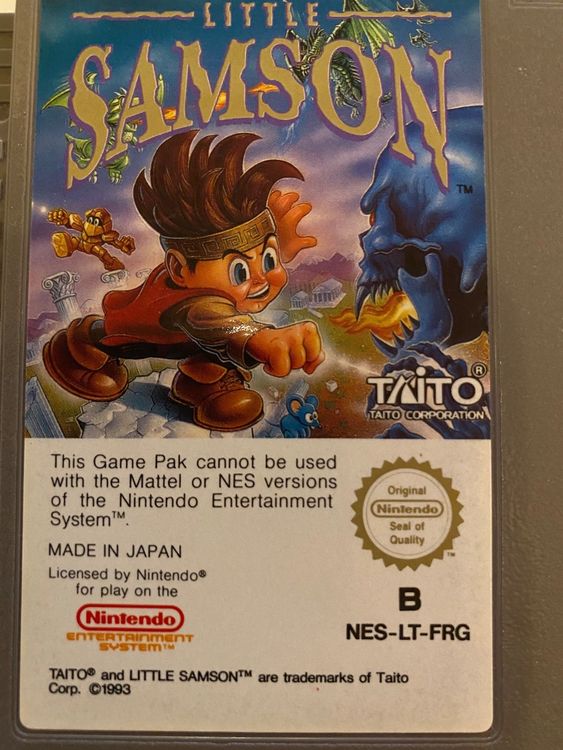 Nintendo Nes Little Samson | Kaufen auf Ricardo
