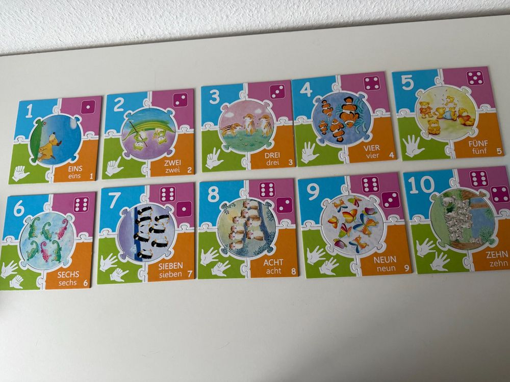 Ich lerne zählen! von 1 bis 10, Puzzle-Lernspiel ab 3 Jahren (Gebraucht ...