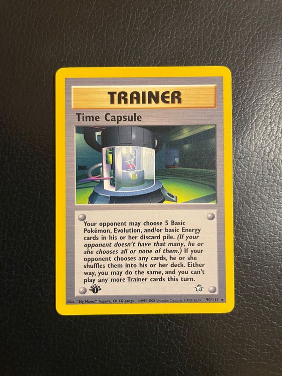 Neo Genesis Time Capsule rare 90/111 1st NM Ab 1 | Kaufen auf Ricardo