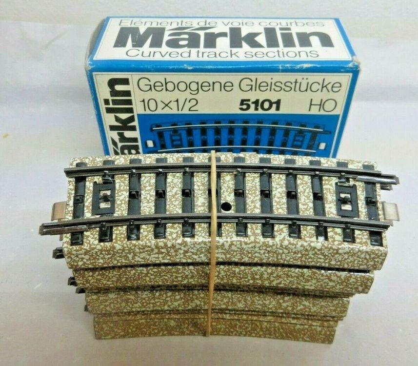 Märklin 5101 M-Gleis 10 Stück Kurve kurz (Gebraucht) in Niederuzwil für ...