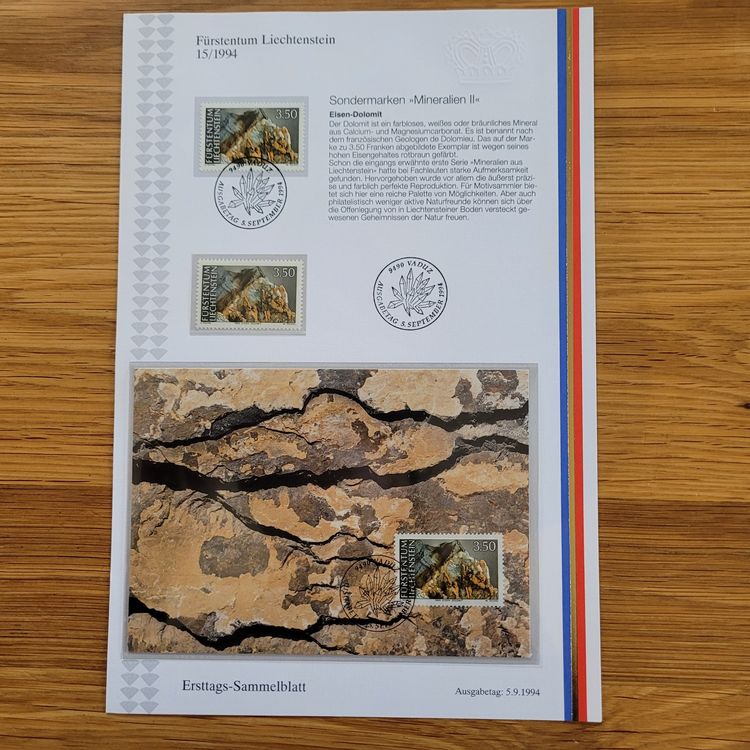 Documente Fürstentum Liechtenstein Vaduz 1994 (Gebraucht) in Biel/Bienne für CHF 1 – mit ...