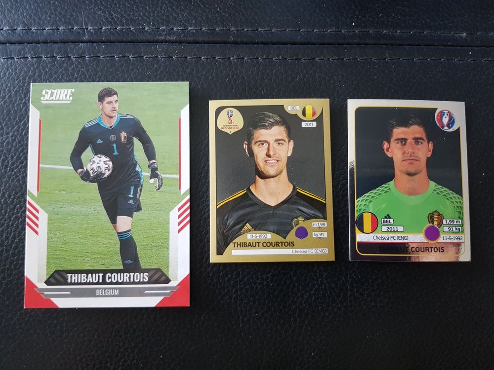 3 x Panini Sticker THIBAUT COURTOIS | Kaufen auf Ricardo