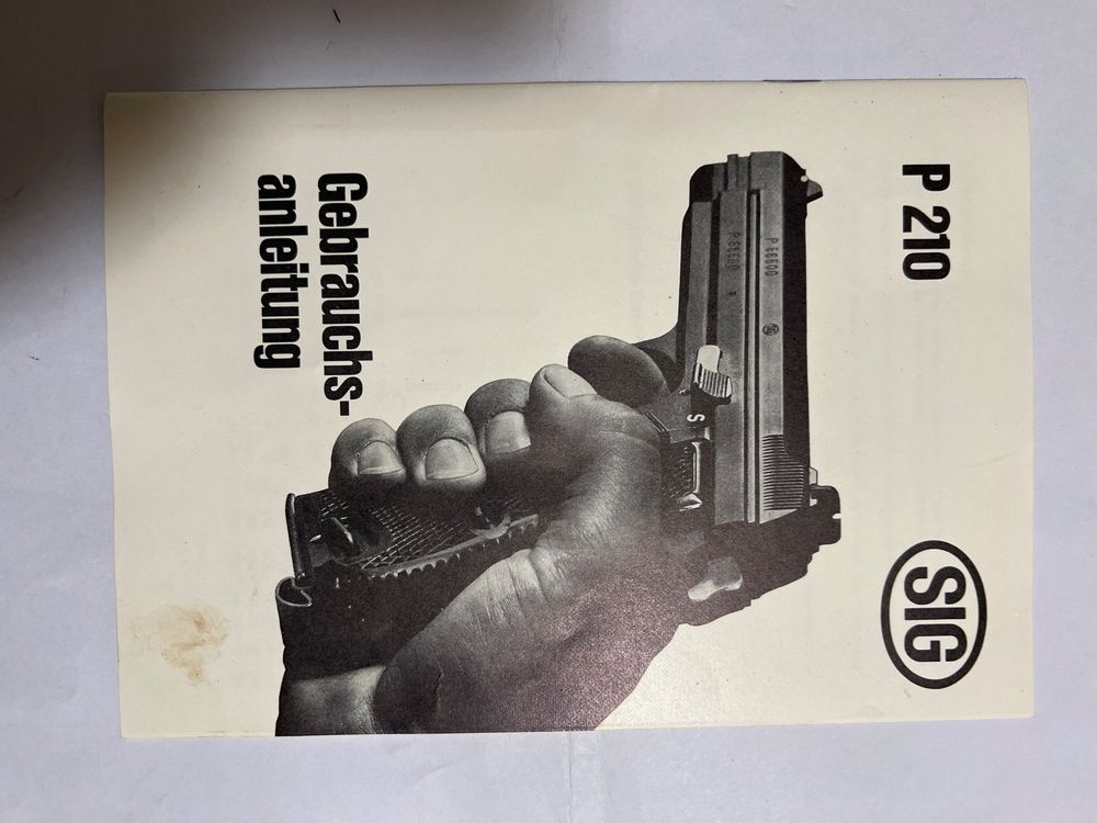 Sig P210 | Kaufen auf Ricardo