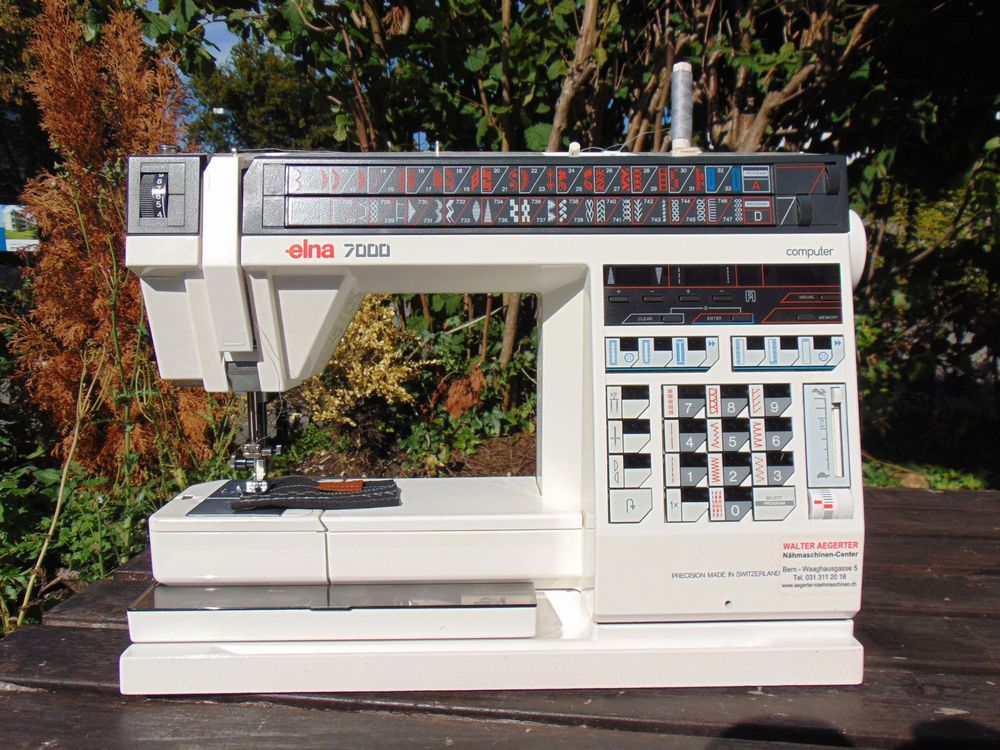Nähmaschine Elna 7000, ab Service, 6 Monate Garantie (Gebraucht) in ...