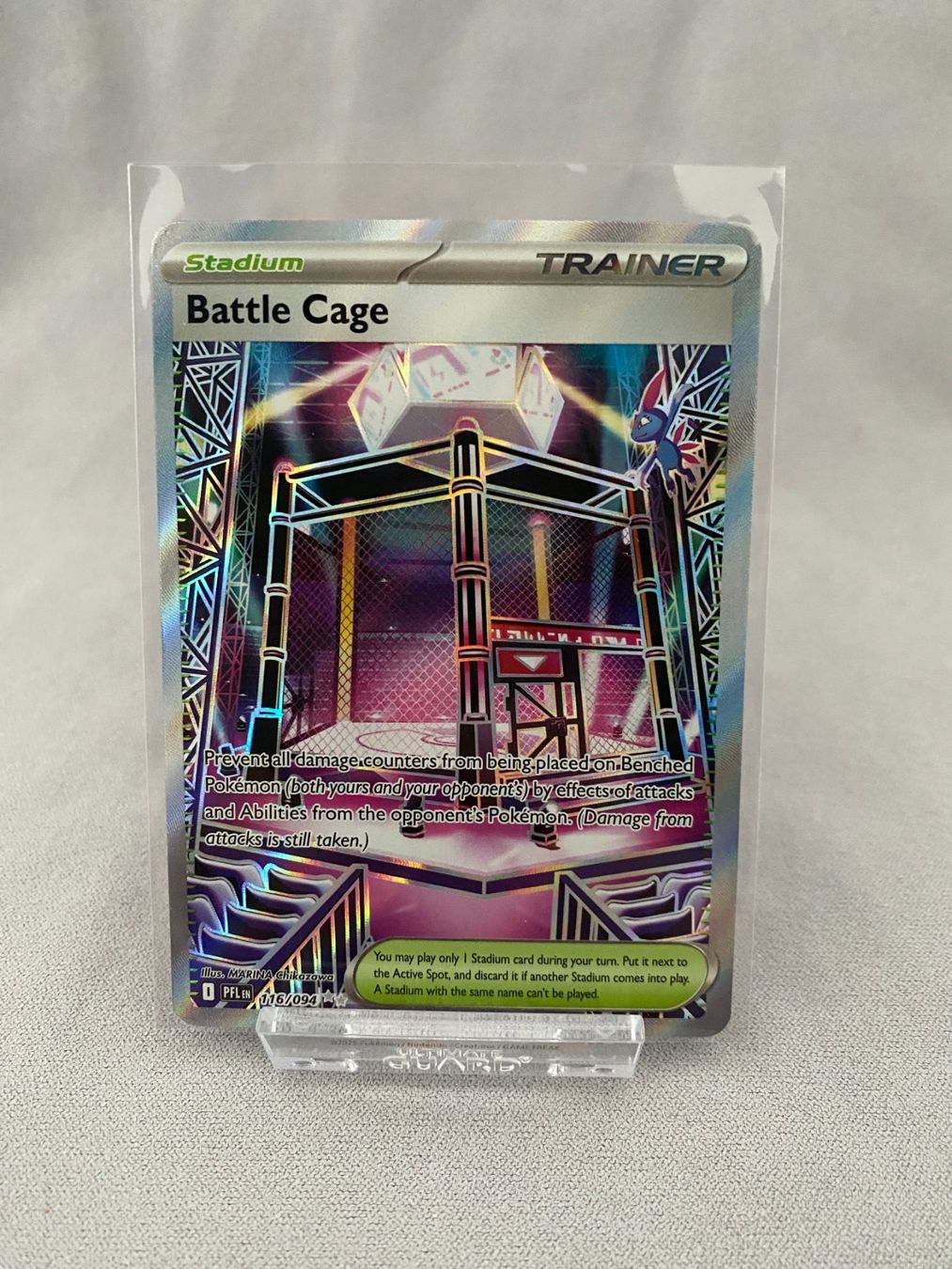 Pokémon Karte / Full Art (Ultra Rare) Trainer / Battle Cage (Neu ...