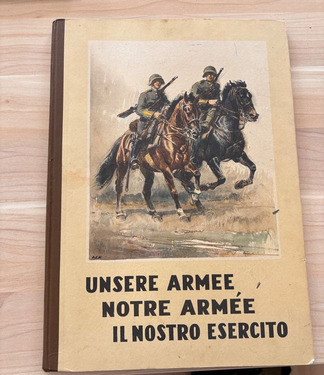 Unsere Armee, Sammelalbum Disch, Söhne 1940er Jahre | Kaufen auf Ricardo