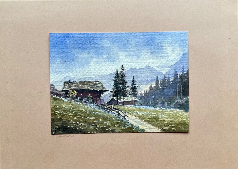 Interessante Aquarell | Kaufen auf Ricardo