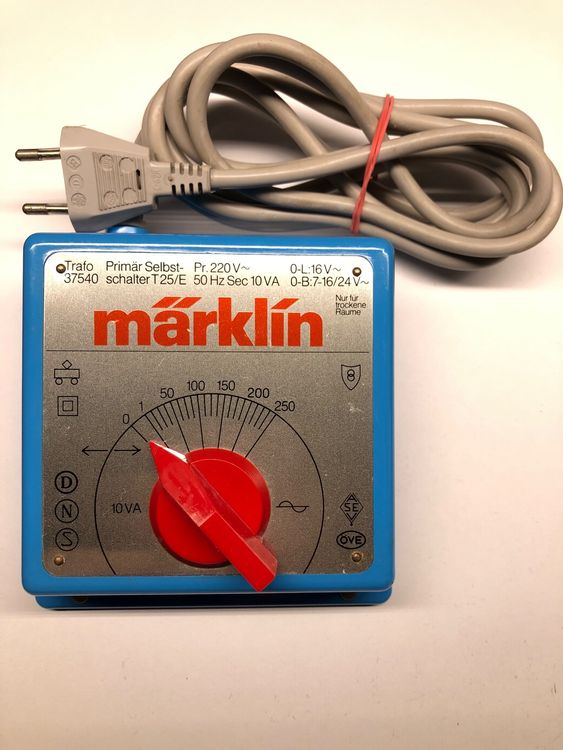 Märklin Transformer 10 VA (Gebraucht) in Zweidlen für CHF 16 – mit ...
