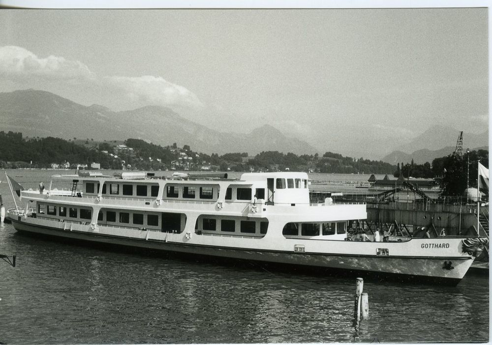Foto MS Gotthard, SGV, Fahrgastschiff, Vierwaldstättersee (Gebraucht ...