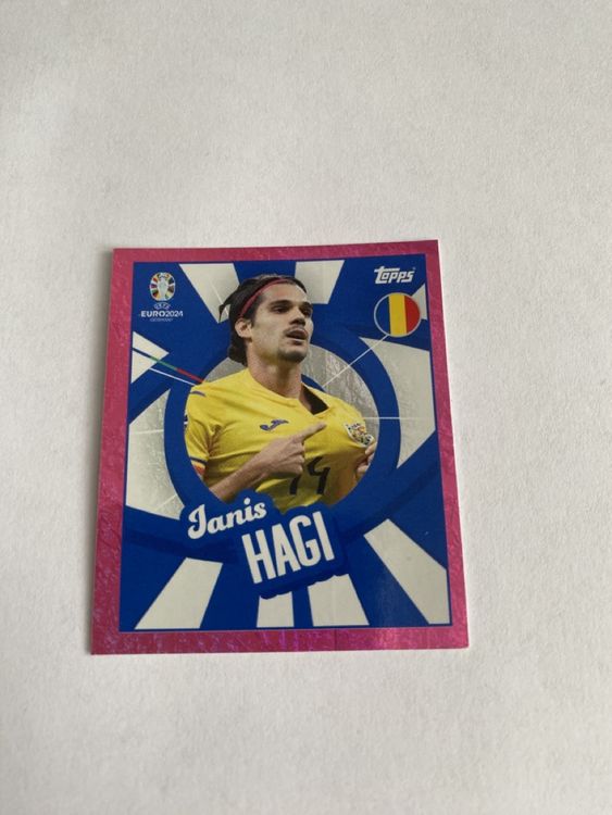 Topps Euro 2024 Sticker Janis Hagi ROM PTW Pink | Kaufen auf Ricardo