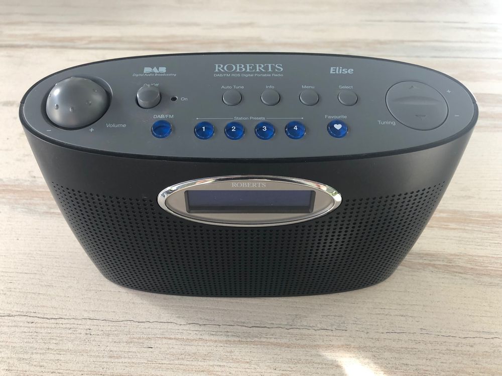 Roberts Elise DAB+/UKW-RDS digital Radio Farbe Schwarz (Gebraucht) in ...