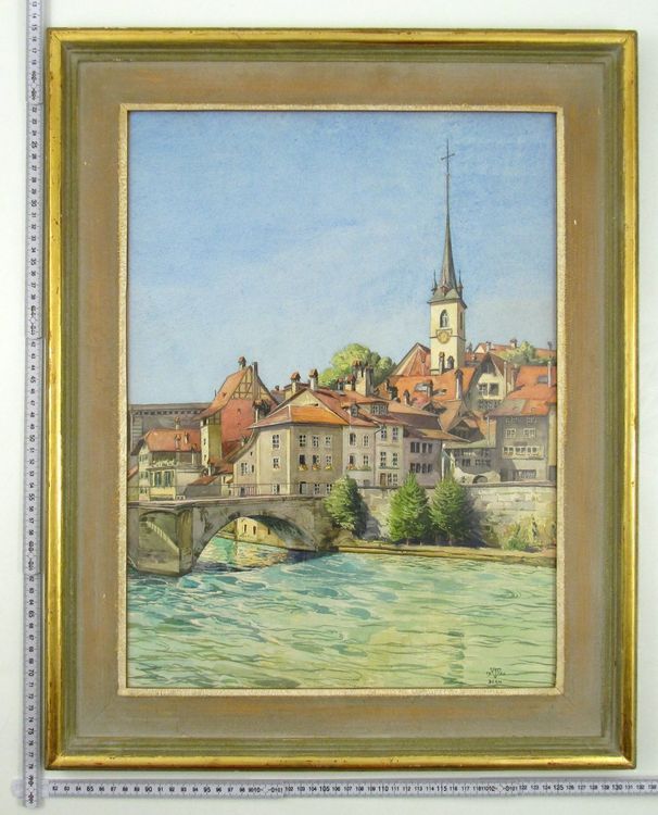 Prächtiges Bern Bild - Sign Aquarell - 1952 - KzLk (Gebraucht) in ...