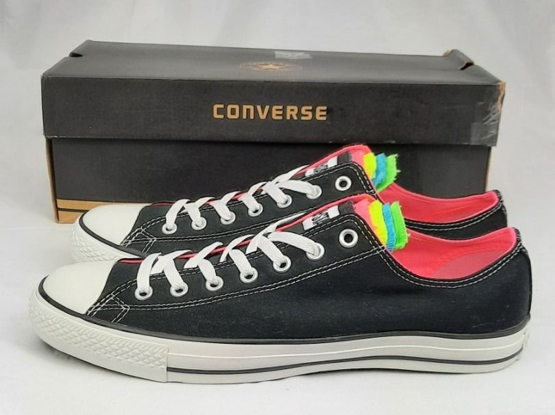 CONVERSE All Star Sneaker schwarz neon Multi Tng Gr. 46.5 (Neu und ...