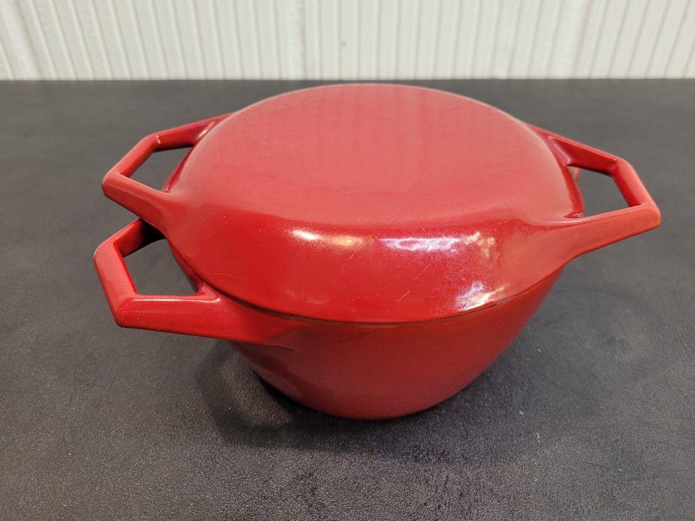 Copco Denmark 17cm Gusseisenpfanne Guss Pfanne Emaile rot (D'occasion ...