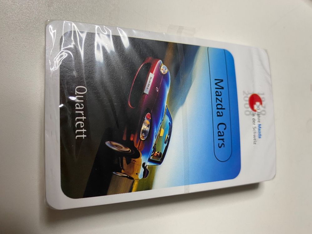 Mazda Cars Quartett - Neu & OVP 30 Jahre Mazda in der Schwei (Neu und ...